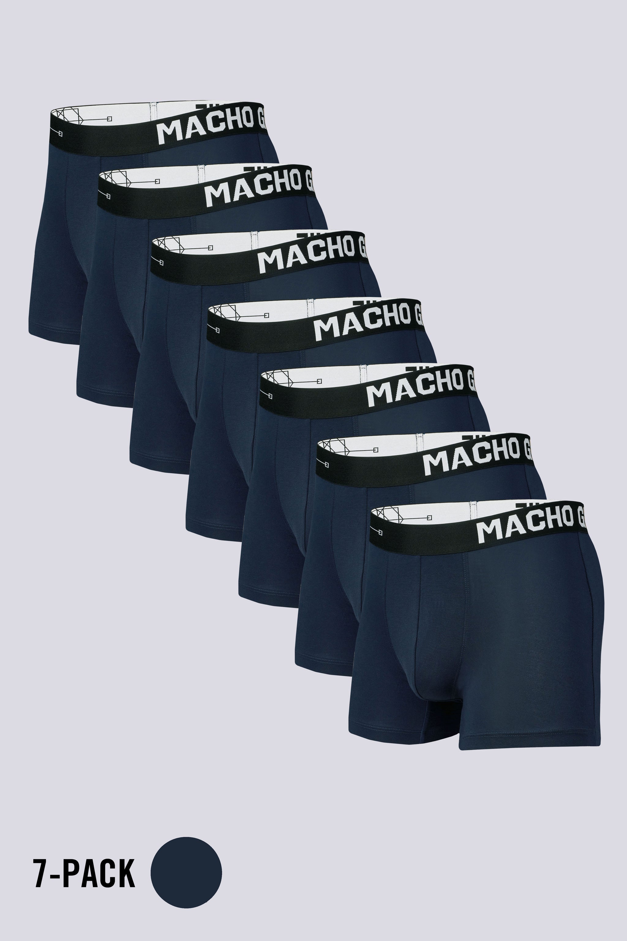 Men's Classic Premium Modal Trunks - Deep Navy | Macho Genie | MGNY